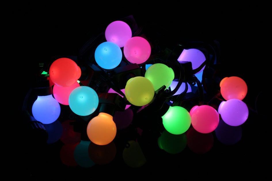 Minleon Decorative RGB G30 Opaque Pixel Light String – Minleon ...