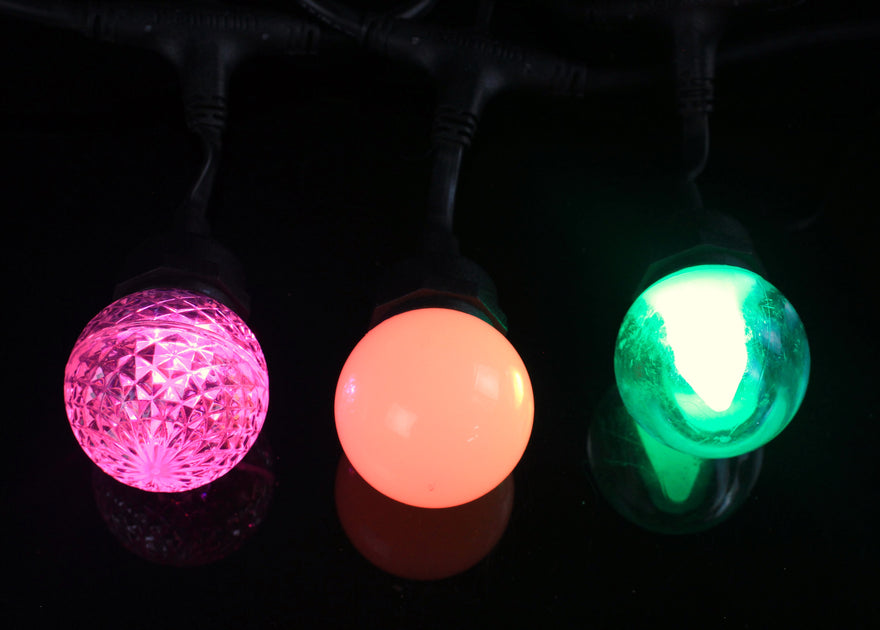 G50 RGBW Pixel Festoon Light String – Minleon Programmable Decorative ...
