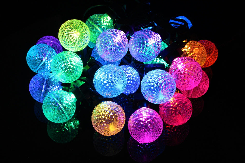 Minleon Decorative RGB G40 Faceted Pixel Light String – Minleon ...